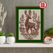 Wild Deer Counted Cross Stitch Pattern Monochrome Sampler Xstitch Chart ...