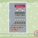 Custom Christmas Stocking Cross Stitch Pattern Snowmen Llamas Owls ...