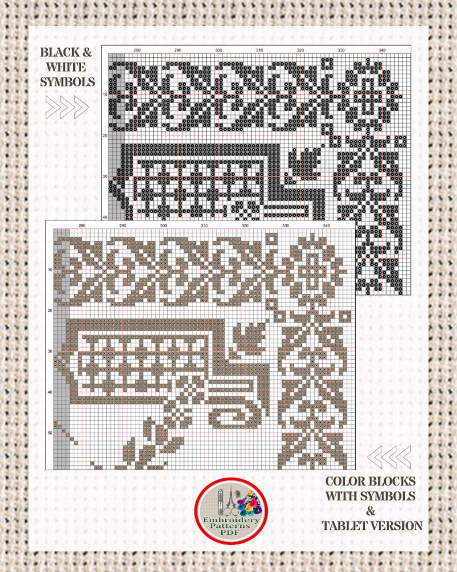 Castles and Knights Counted Cross Stitch Pattern Medieval - Etsy