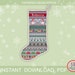 Custom Christmas Stocking Cross Stitch Pattern Snowmen Llamas Owls ...