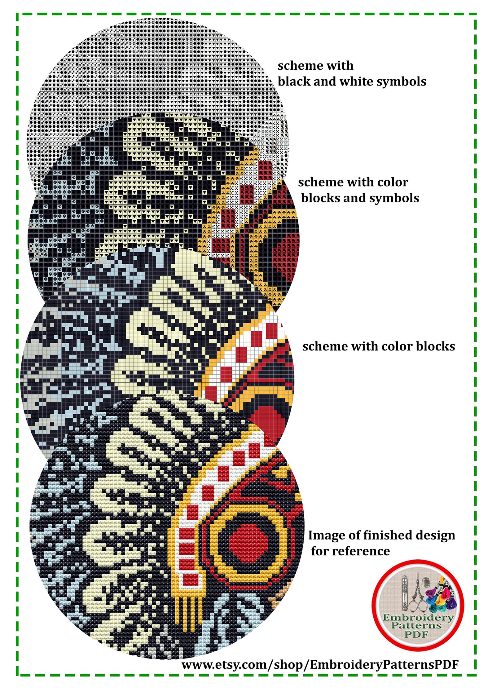 Indian Chief Cross Stitch Pattern Native American Indian Chief ...