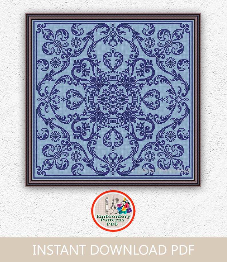 Monochrome Sampler Counted Cross Stitch Pattern Pillow Cross - Etsy