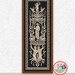 Ancient Monochrome Sampler Counted Cross Stitch Pattern Nymph Satyr ...