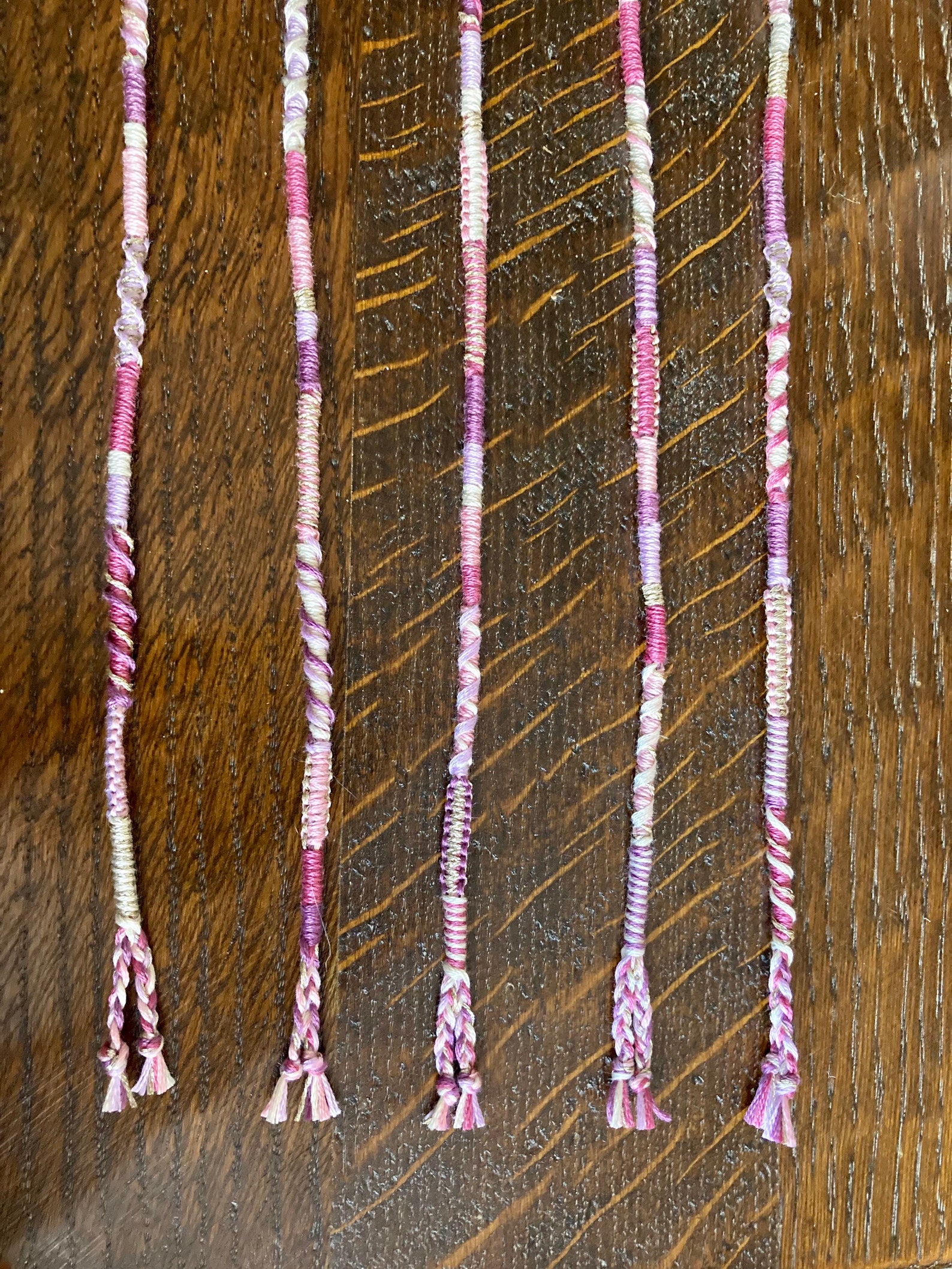 Fantasy 5pk Clip-in/braid-in Hair Wrap Extensions - Etsy