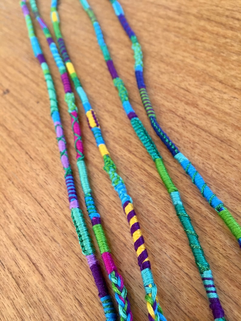 Mermaid 5pk Clip-in/braid-in Hair Wrap Extensions - Etsy