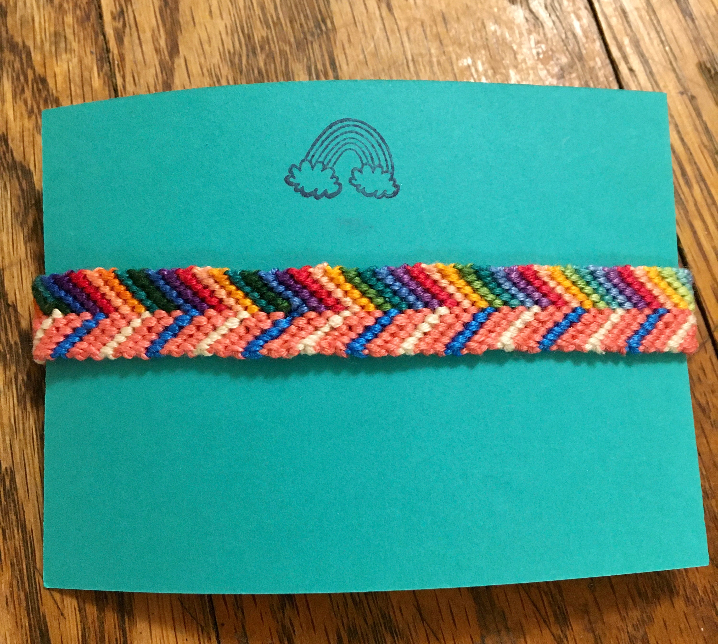 Pulsera de amistad tejida bandera del orgullo / bandera trans | Etsy