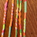 Glow in the Dark Neon 5pk Clip-in/braid-in Hair Wrap Extensions Pink ...
