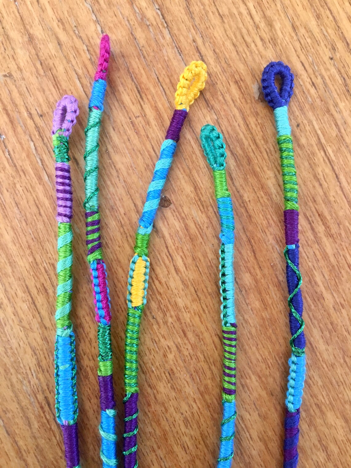 Mermaid 5pk Clip-in/braid-in Hair Wrap Extensions | Etsy