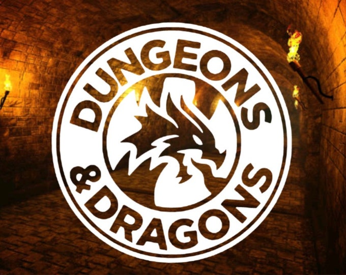 Dnd Coffee Logo, Dungeons and Dragons - Etsy