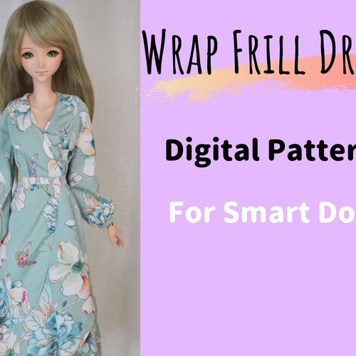 Smart Doll Pattern of DRESS in Digital PDF Format for Small - Etsy
