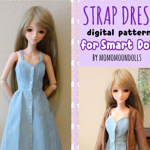 Smart Doll Pattern of TWO DRESS in Digital PDF Format for - Etsy