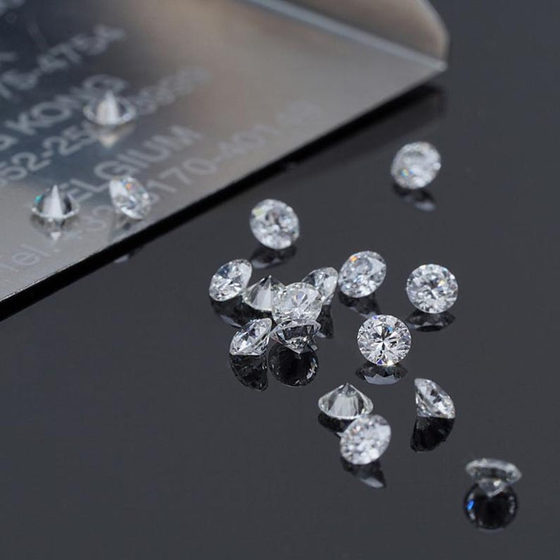 Loose Lab Diamond 0.0015ct-8.0ct(0.7 to 13mm) Selected Color DE Clarity ...