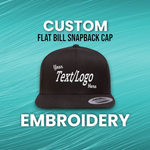 Custom Snapback Hat - Etsy