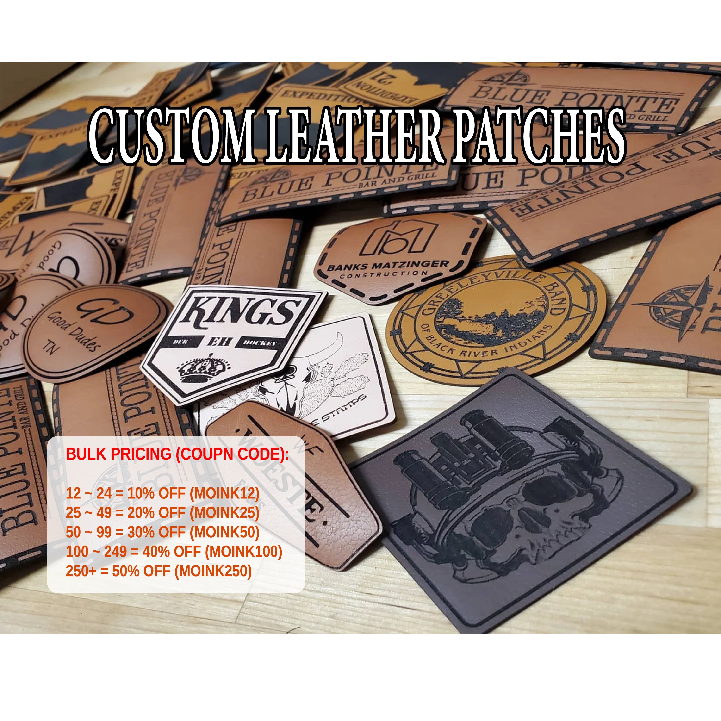 Custom Leather Patches