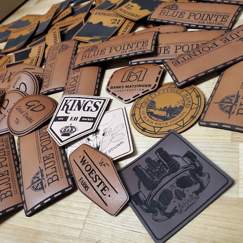 Custom Leather Patch Hats Logo Hats Laser Engraved Leather - Etsy