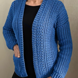 Cloud 9 Cardi, Crochet Cardigan Pattern, English USA & Dutch, Easy ...
