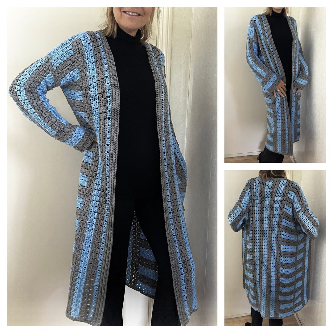 Jazzy Cardi-crochet Pattern-cardigan-english Usa-crojennifer Fashion ...