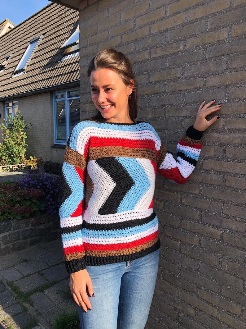 This Way Sweater PATTERN - Etsy