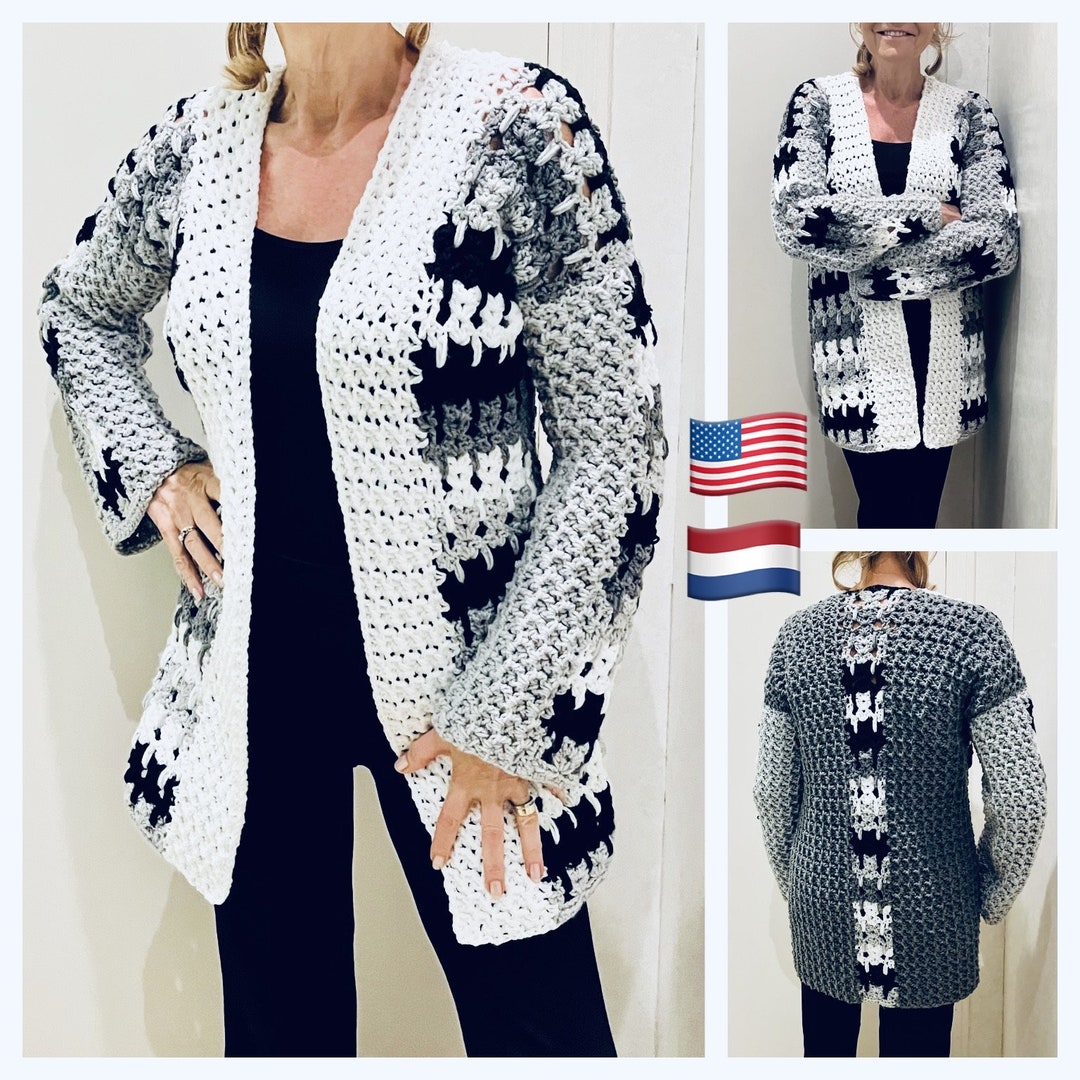 Yedi Cardi the Cat's Meow, Crochet Pattern English USA, Cat Pattern ...