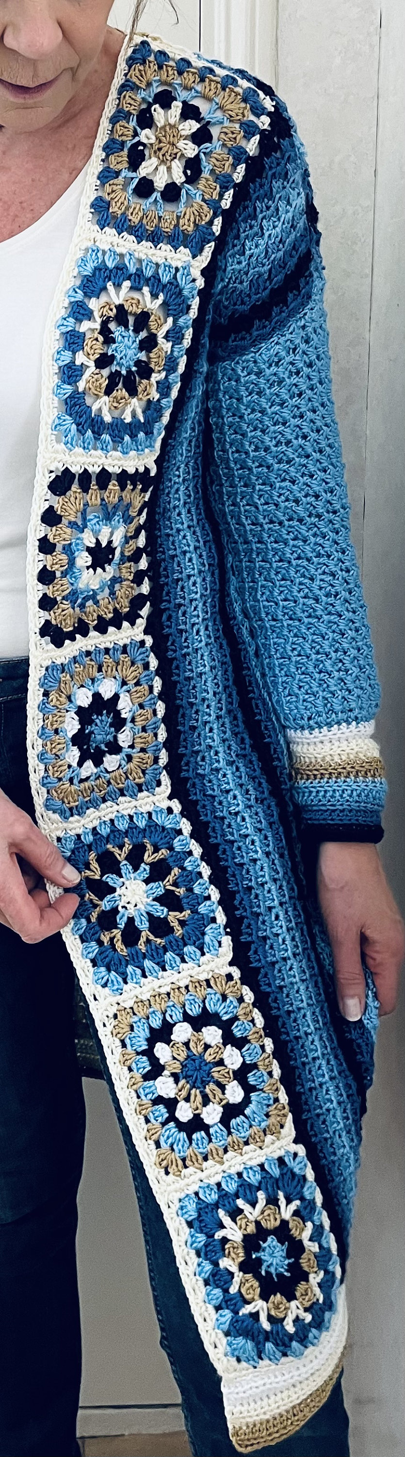 Long Square Affair Crochet Jacket English Crochet Pattern - Etsy UK