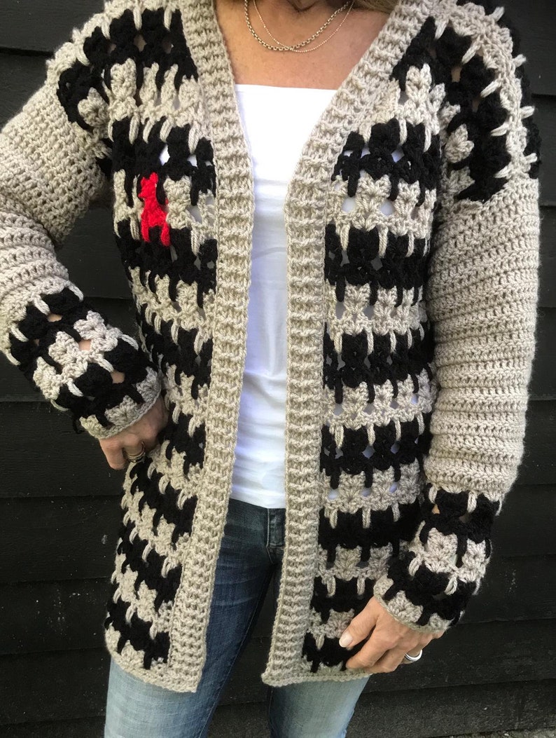 Cats Cardigan PATTERN - Etsy
