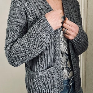 Cloud 9 Cardi, Crochet Cardigan Pattern, English USA & Dutch, Easy ...