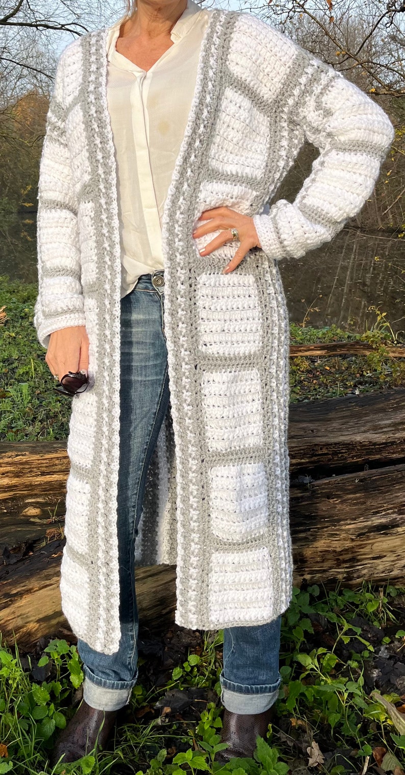 Free Spirit Cardigan, Crochet Pattern English USA & Dutch, Crochet ...