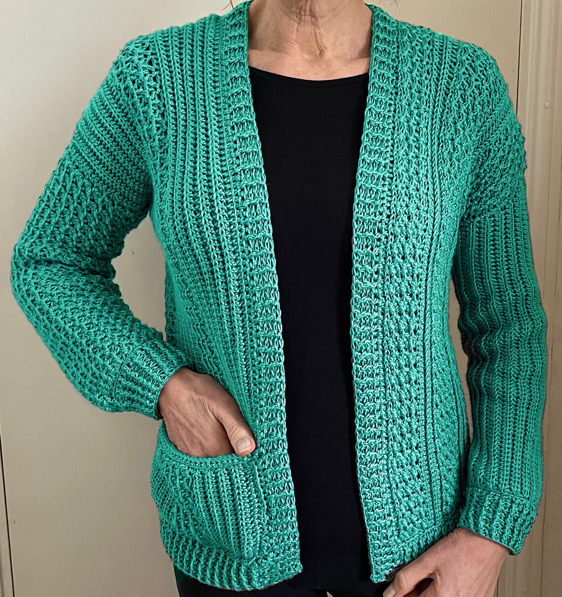 Cloud 9 Cardi, Crochet Cardigan Pattern, English USA & Dutch, Easy ...