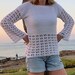Crochet Pattern, Simple Cyprus Summer Crochet Sweater Pattern, Women's ...