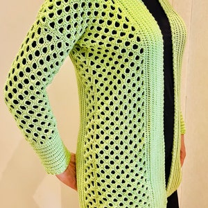 Holey Moley Cardi, Crochet Pattern, Cardigan Pattern, English USA ...