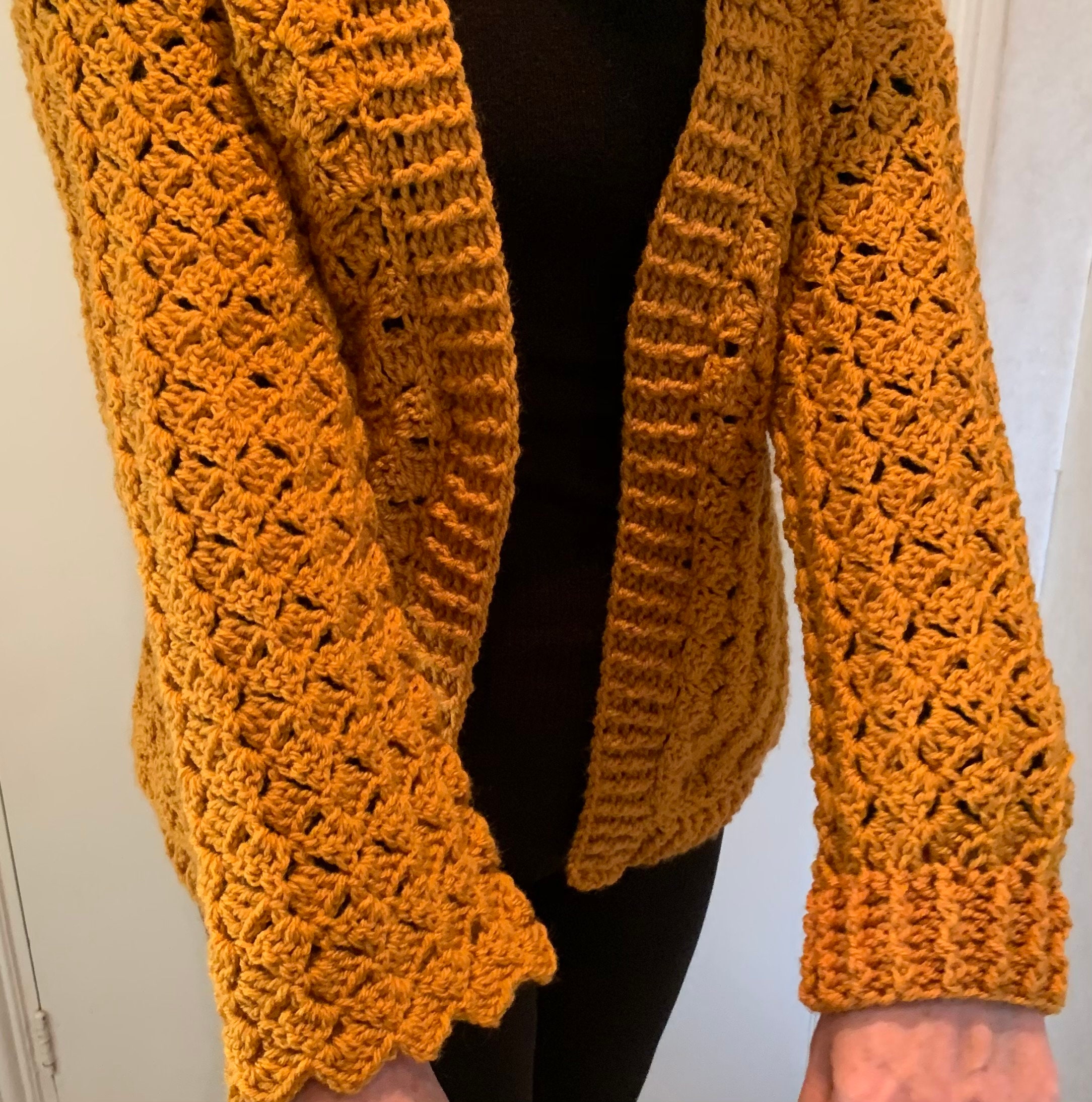 Slanted Squares Vest/cardigan PATTERN - Etsy