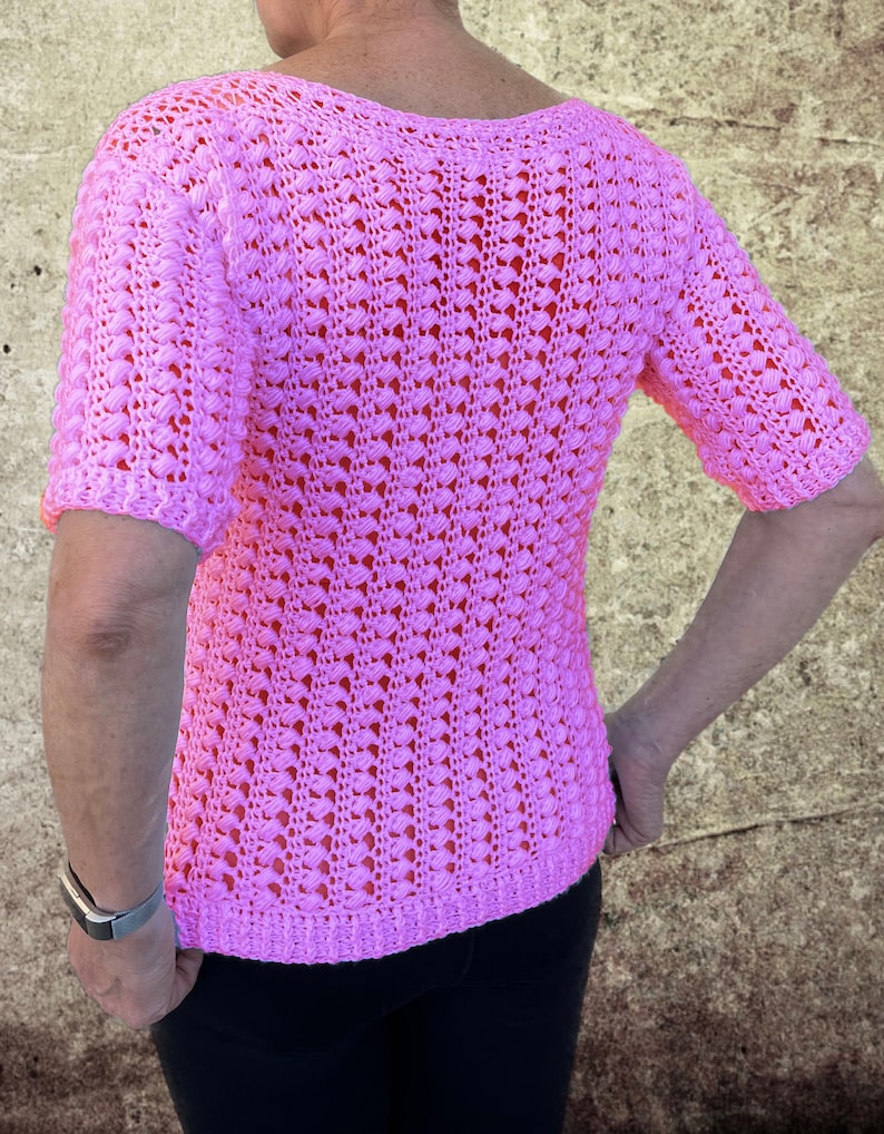 Crochet Pattern Spring Bubbles Crochet Sweater Pattern - Etsy