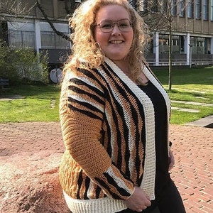 Wave After Wave Cardigan Pattern, Cardigan Crochet Pattern, Wave Stitch ...