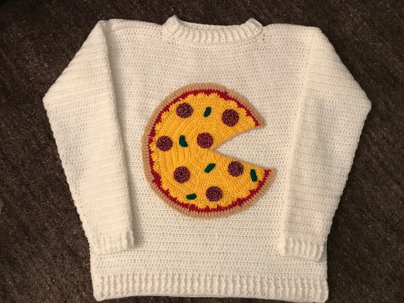 Pizza Pie Sweater for 2 PATTERN | Etsy