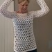 Caught in Triangles Sweater, Women's Crochet Pattern, English USA ...