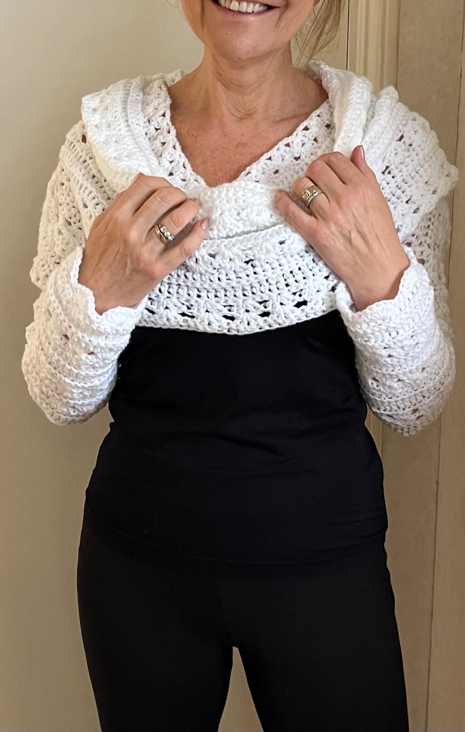 Two Elegant Shawls With Sleeves - Crochet Pattern-english USA and Dutch ...