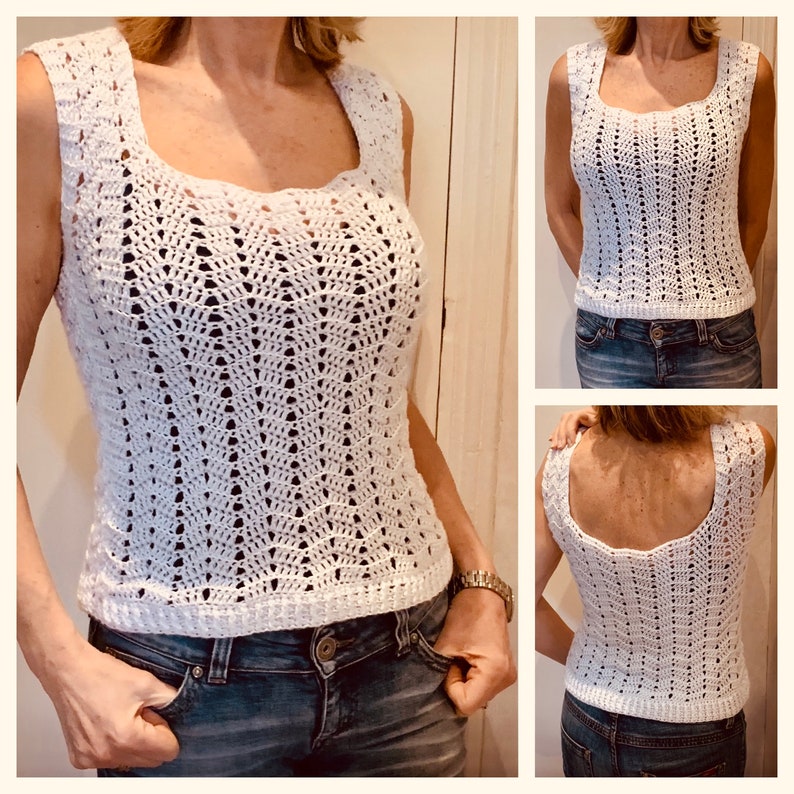 Hip and Hot Summer Tops - Two Crochet Patterns - English US Terms ...