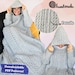 Snuggly Sofa Sweater, Crochet Pattern, English USA & Dutch, Hooded ...