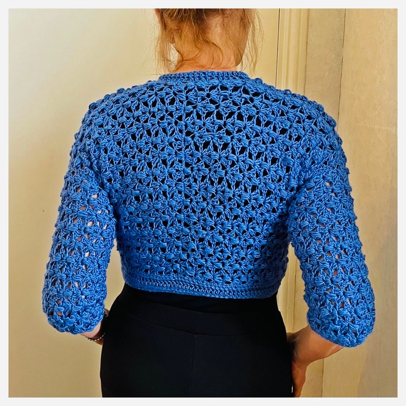 Bonito Bolero, Crochet Pattern English USA & Dutch, Crochet Bolero ...