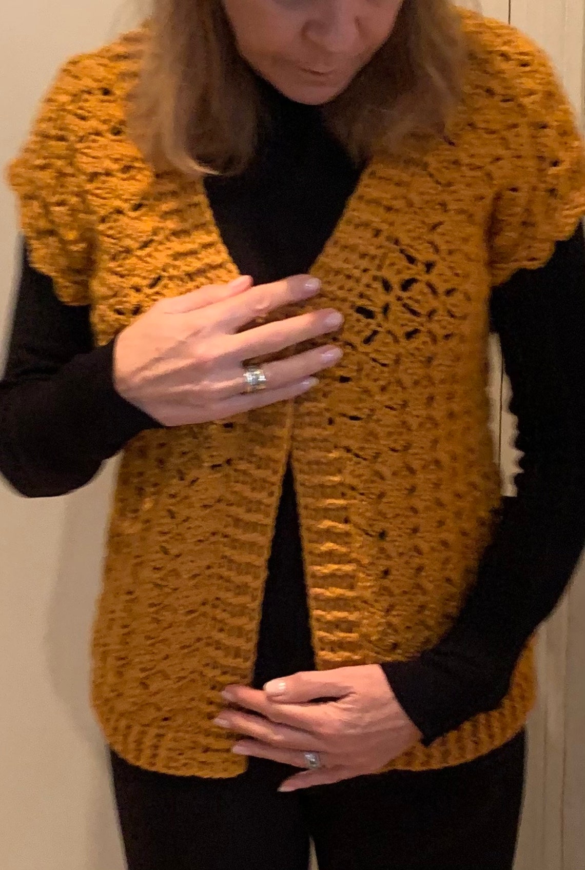 Slanted Squares Vest/cardigan PATTERN | Etsy