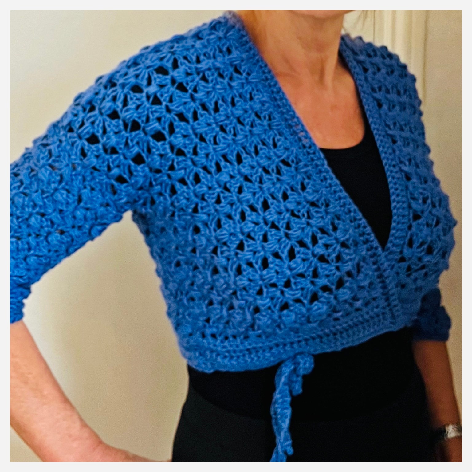 Bonito Bolero, Crochet Pattern English USA & Dutch, Crochet Bolero ...