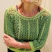 EVERGREEN Sweater-crochet Pattern-english USA - Etsy