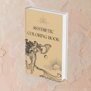 Coloring Book-aesthetic Coloring Book Stress Coloring - Etsy