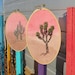 Joshua Tree Embroidery Hoop, Desert Embroidery Art, Landscape ...