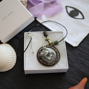 Beaded Shell Medallion Necklace Triton, Shell Statement Necklace ...