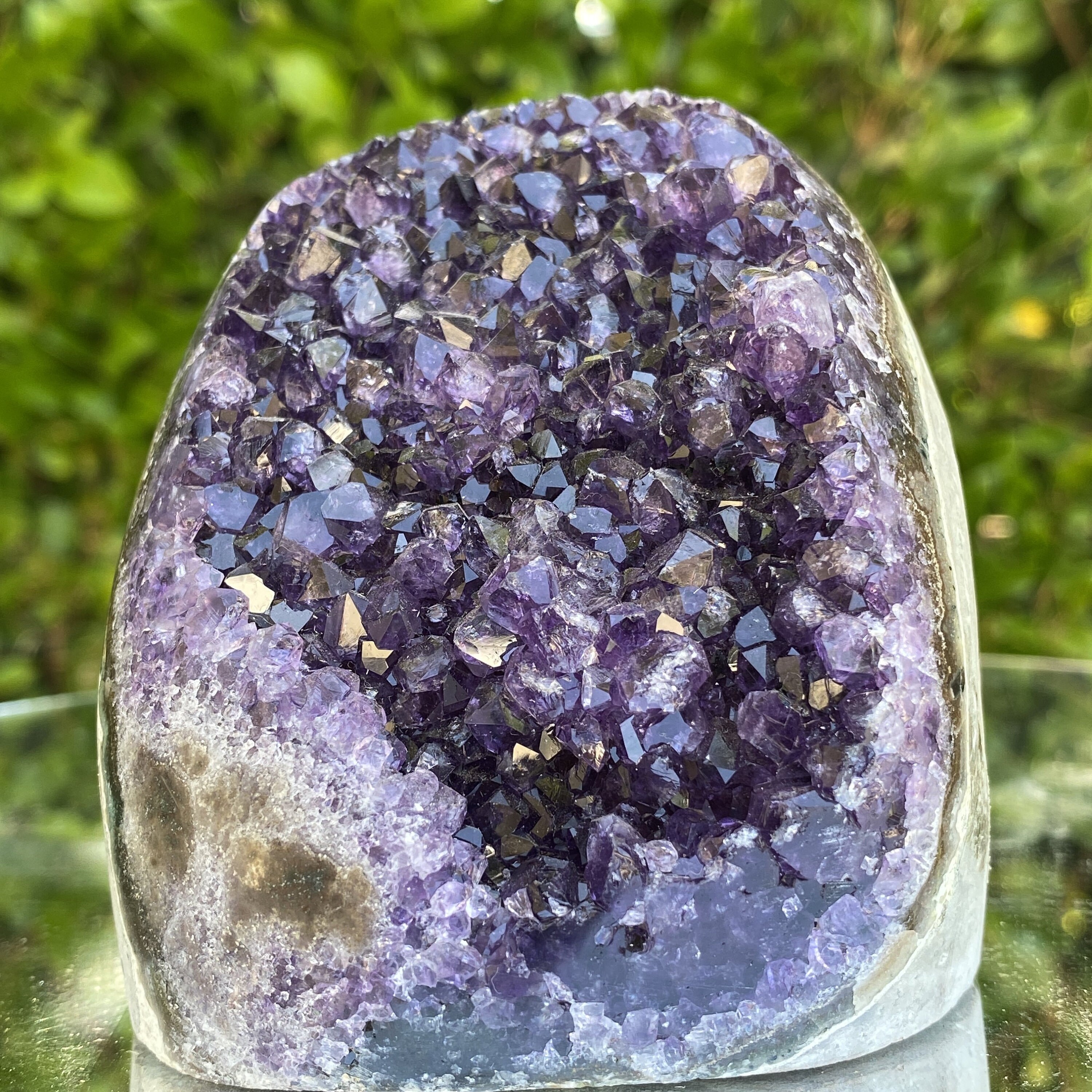 694g 9x9x7cm Grade A Big Smooth Crystal Purple Amethyst Geode - Etsy ...