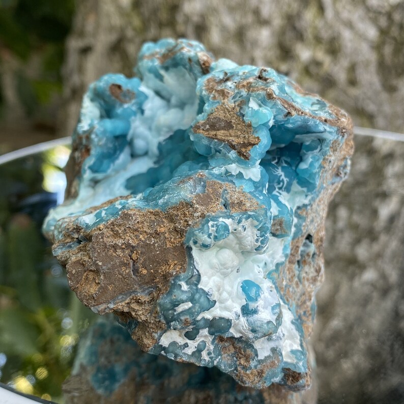 1.06kg 14x19x10cm Sky Blue Hemimorphite from Yunnan China by | Etsy