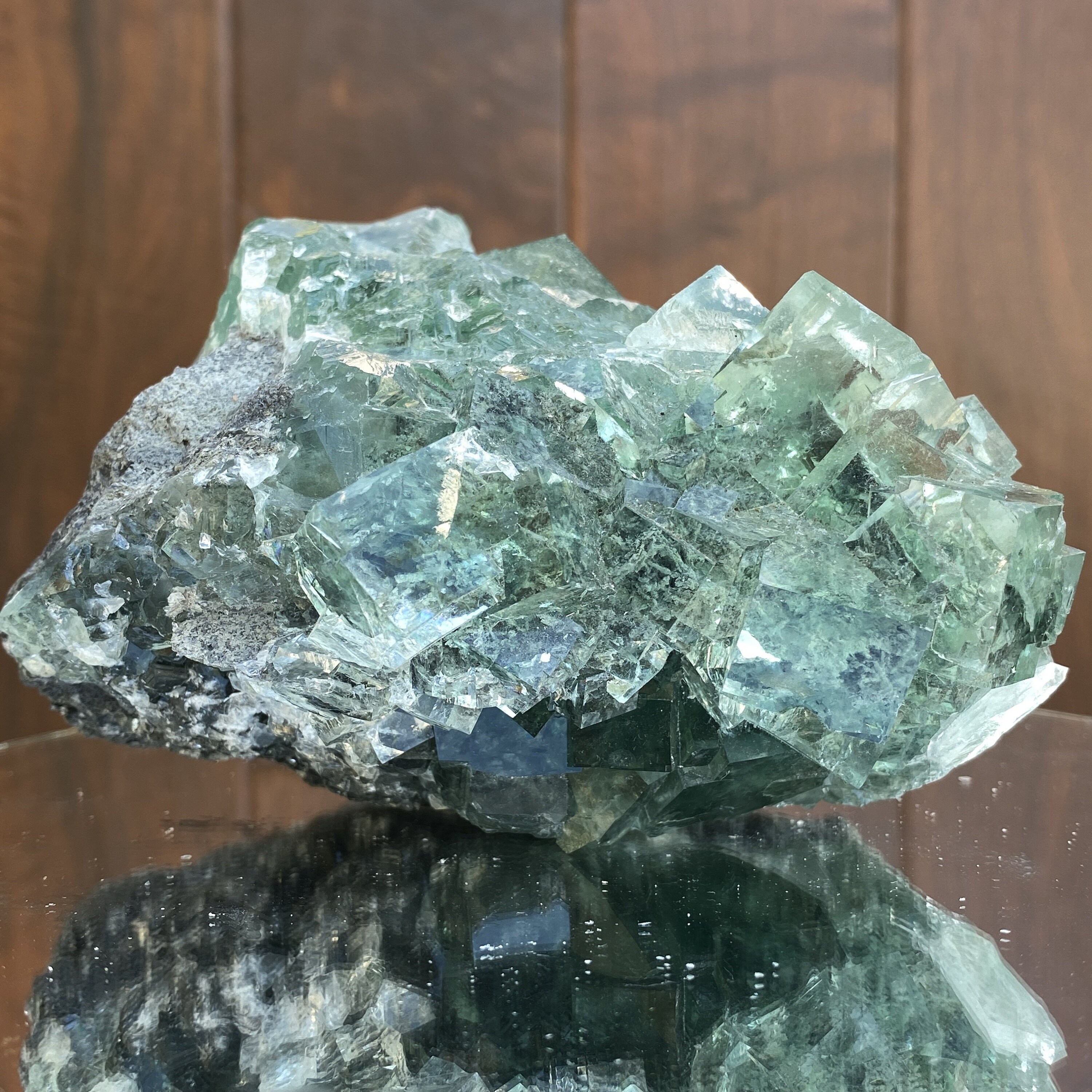 1.12kg 13x9x9cm Glass Green Clear Transparent Fluorite From - Etsy