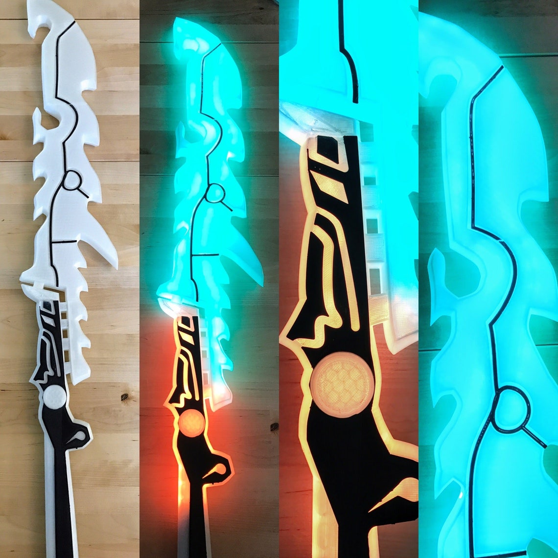 Guardian Sword Zelda Breath of the Wild 90 LED Lights - Etsy