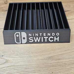 Nintendo Switch Game Case Organizer - Fits up to 12 Games - Raised ...